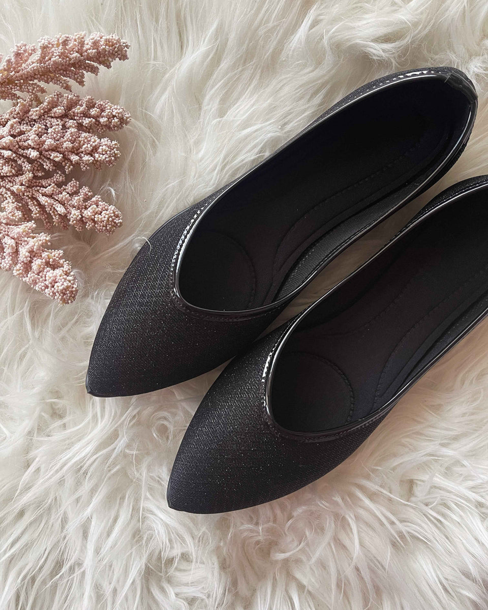 BLACK FANCY PUMPS – ZEVIDA